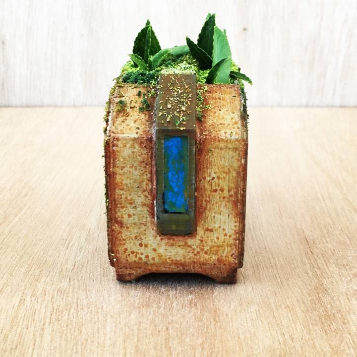 3D Printable Overgrown Bastion Planter - Overwatch by Fotis Mint Studios