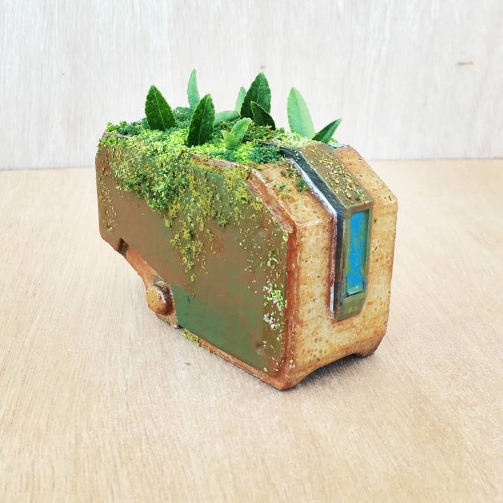 3D Printable Overgrown Bastion Planter - Overwatch by Fotis Mint Studios