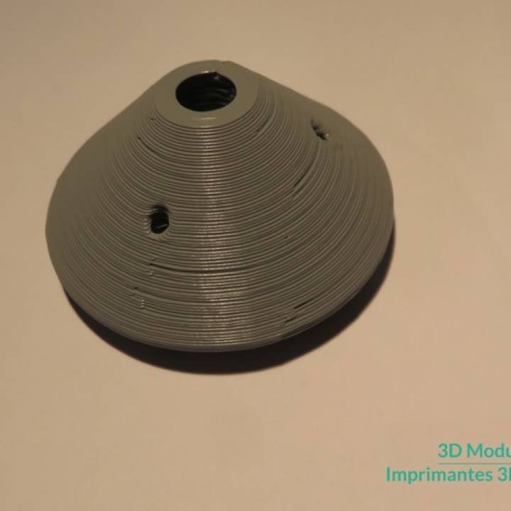 3D Printable Scalar - UFO Spool Holder by 3D Modular Systems