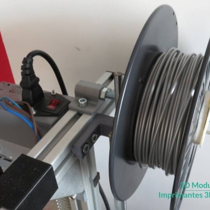 3D Printable Scalar - UFO Spool Holder by 3D Modular Systems