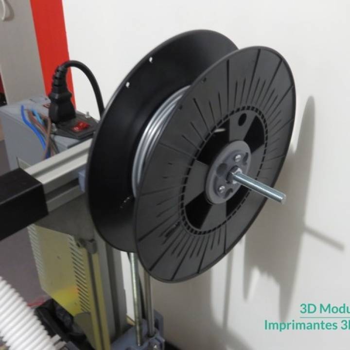 3D Printable Scalar - UFO Spool Holder by 3D Modular Systems