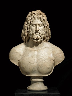 3D Printable Colossal Marble Bust of Zeus by Scan The World