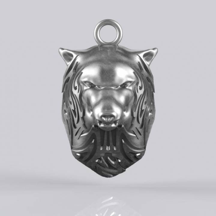 3D Printable wolf by Кристина