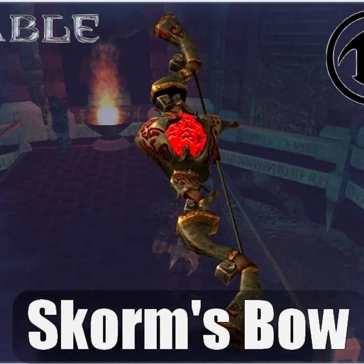 3D Printable Skorm's Bow by Florian