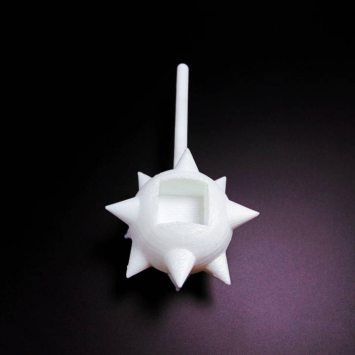 3D Printable flail type planting pot by Ben Dresbach