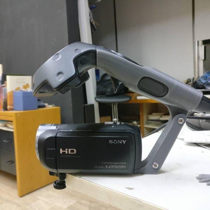 3D Printable HTC Vive MR camera rig V2 by Andreas Zachariou