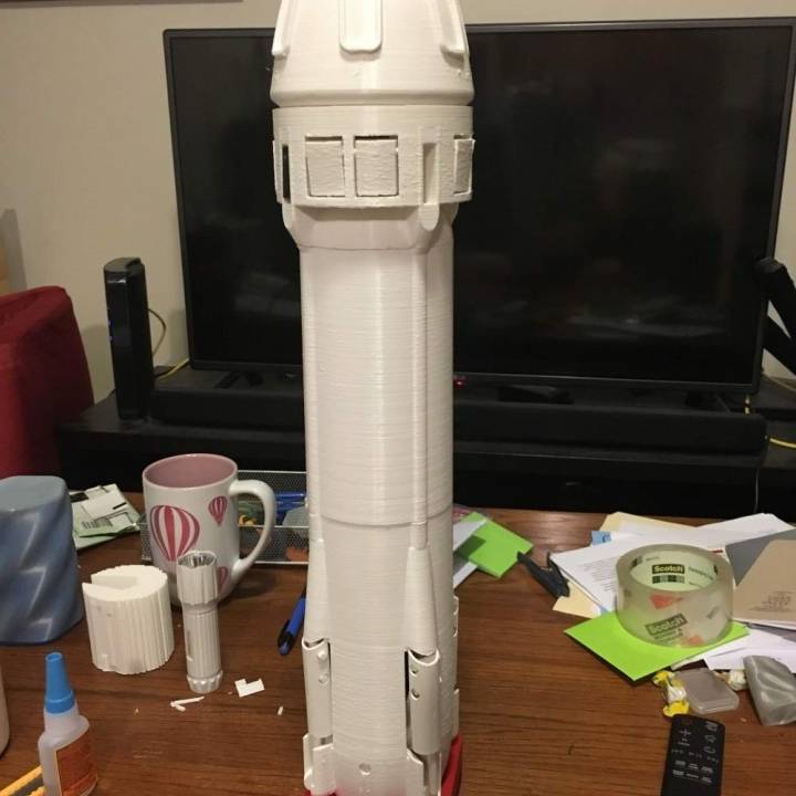3D Printable Blue Origin New Shepard by Brian Mernoff