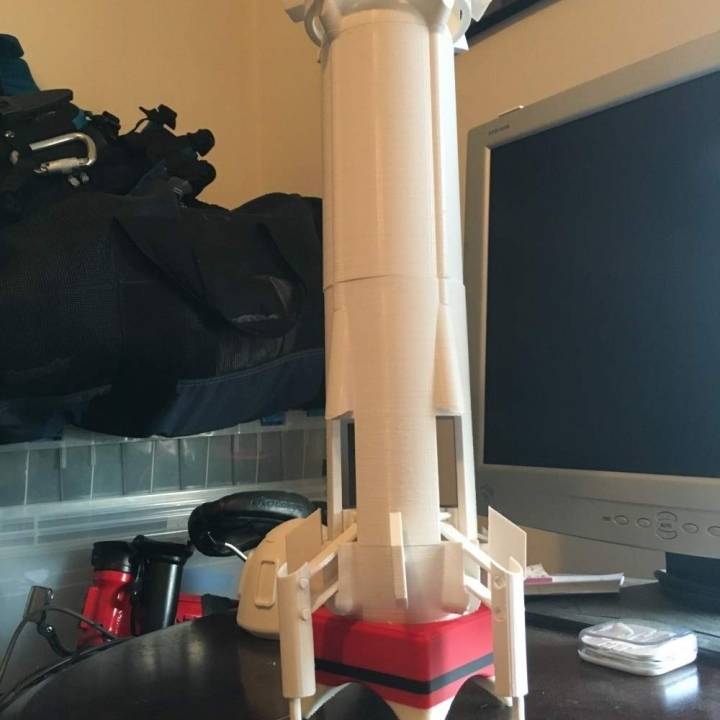 3D Printable Blue Origin New Shepard by Brian Mernoff