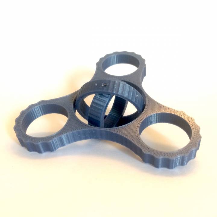 3D Printable Gyro Fidget Spinner 2-in-1 (With Grip) by Jonathan Paul