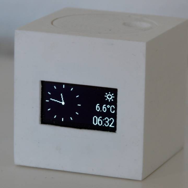 3D Printable Alarm Clock - Simplicity by Stefan Ries