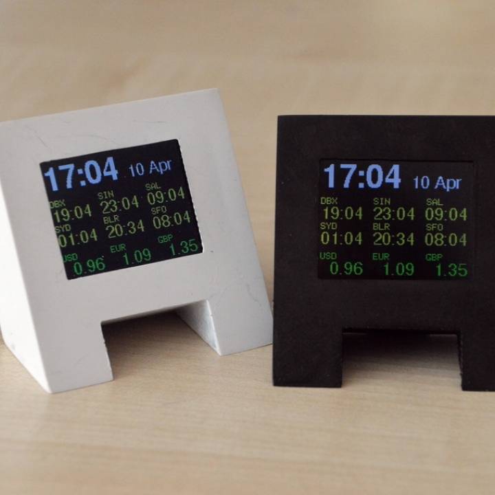 3D Printable Desktop Widget II by Stefan Ries