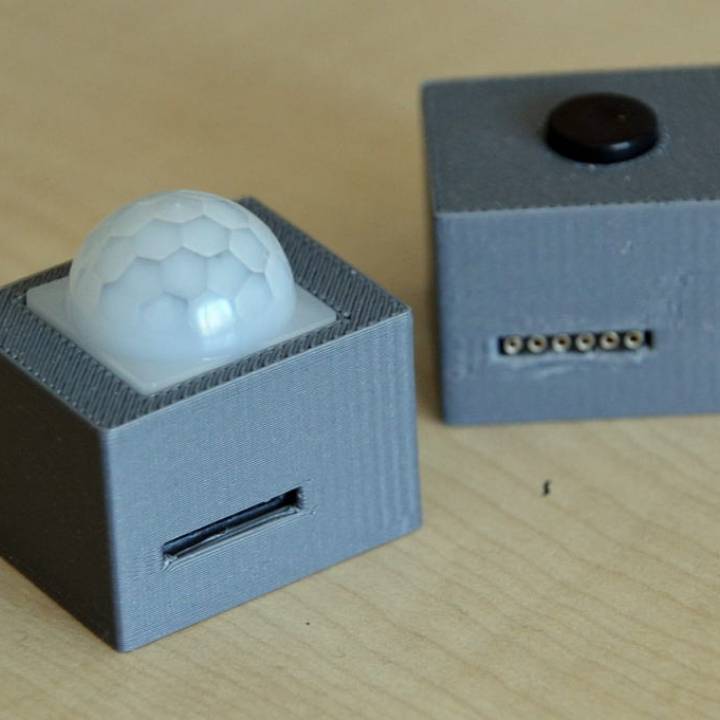 3D Printable PIR Sensor / Button for Plotclock / -Thermometer by Stefan ...