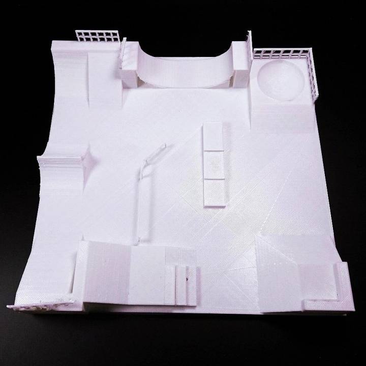 3D Printable Finger board skate park by Oliver McGill