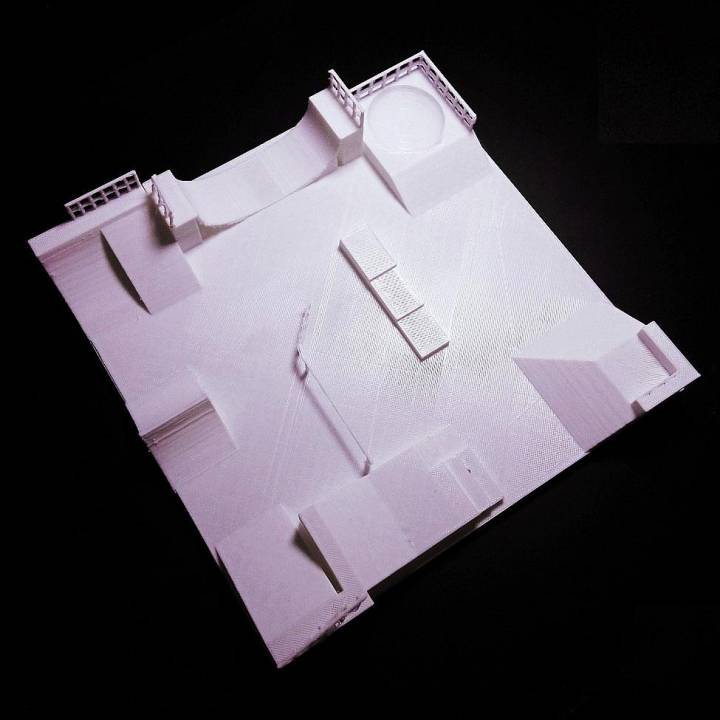 3D Printable Finger board skate park by Oliver McGill