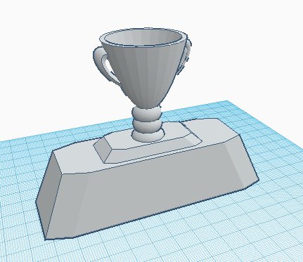 3D Printable Simple Trophy by Mateus Inssa