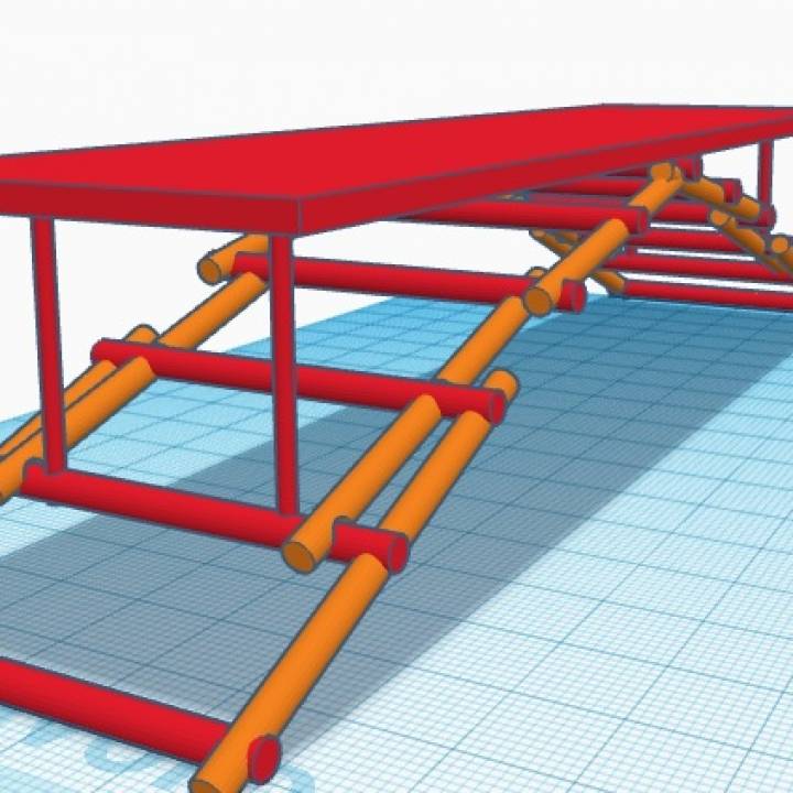 3D Printable Self-Supporting Table by Antunes