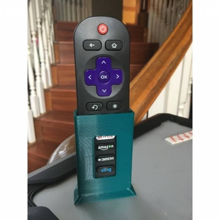 3D Printable TLC Roku Remote Stand by Ceasar Jamandre