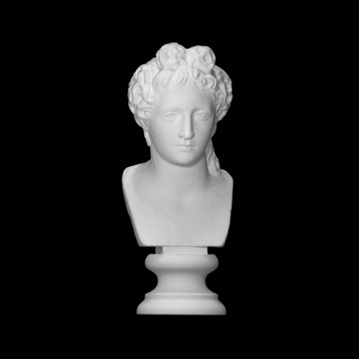 3D Printable Bust of Apollo by Scan The World