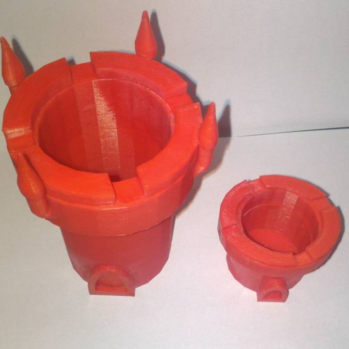 3D Printable Castle Pots by Antunes