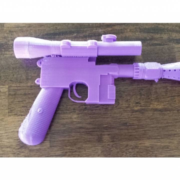 3D Printable DL44 blaster by Jayden