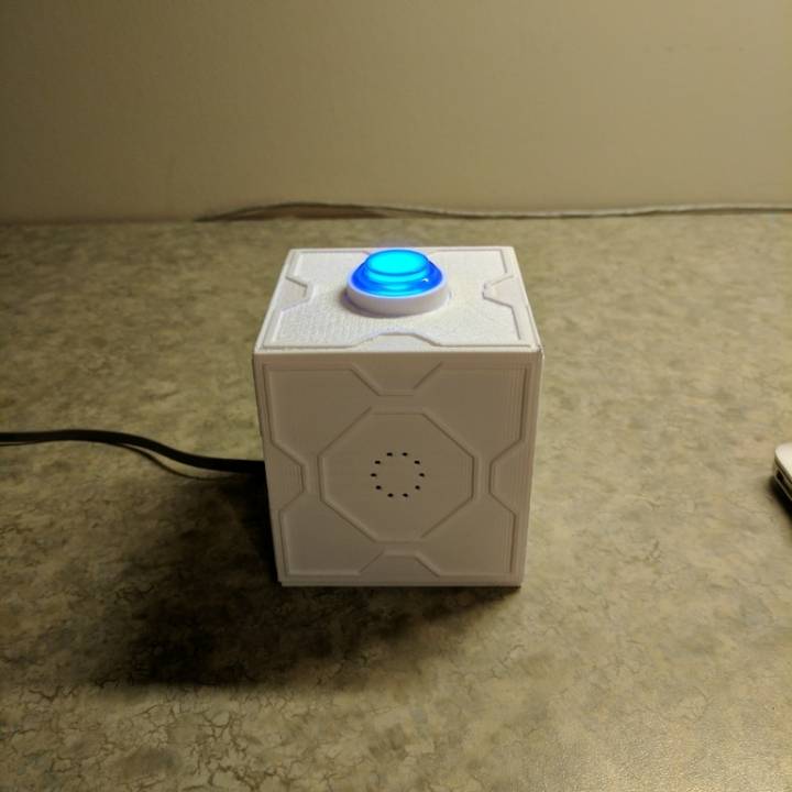 3D Printable Meeseeks Box with Lid by Mark Davenport