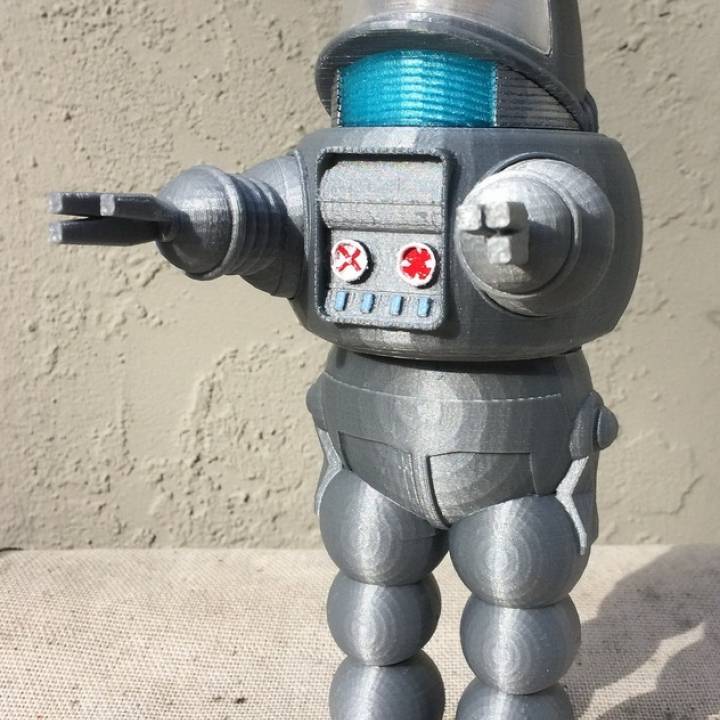 3D Printable Robby the Robot by Rogar Kersoe