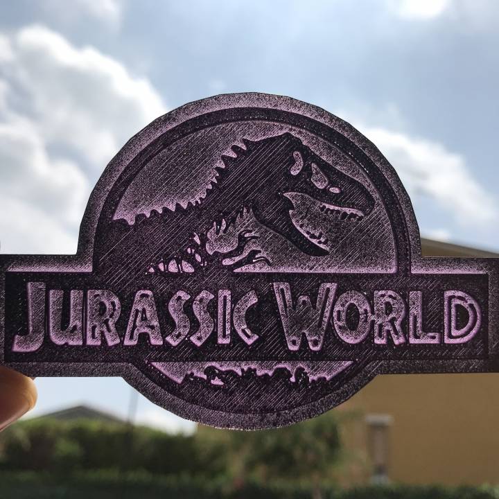 3D Printable Jurassic world key chain by guy bergman