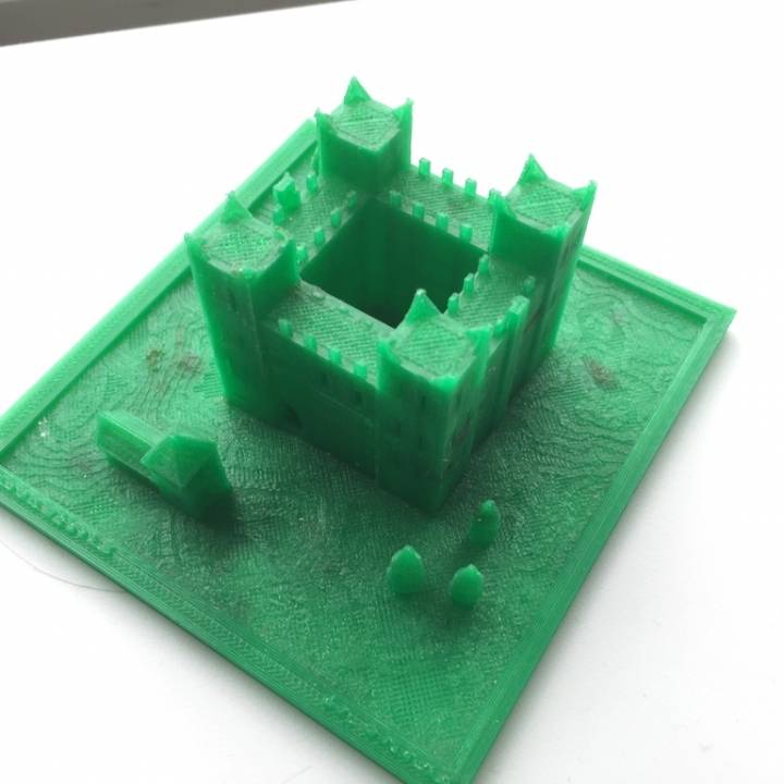 3D Printable Bolton Castle by Guy Bergman by guy bergman