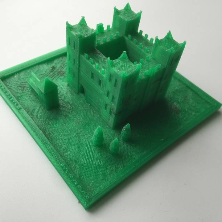 3D Printable Bolton Castle by Guy Bergman by guy bergman