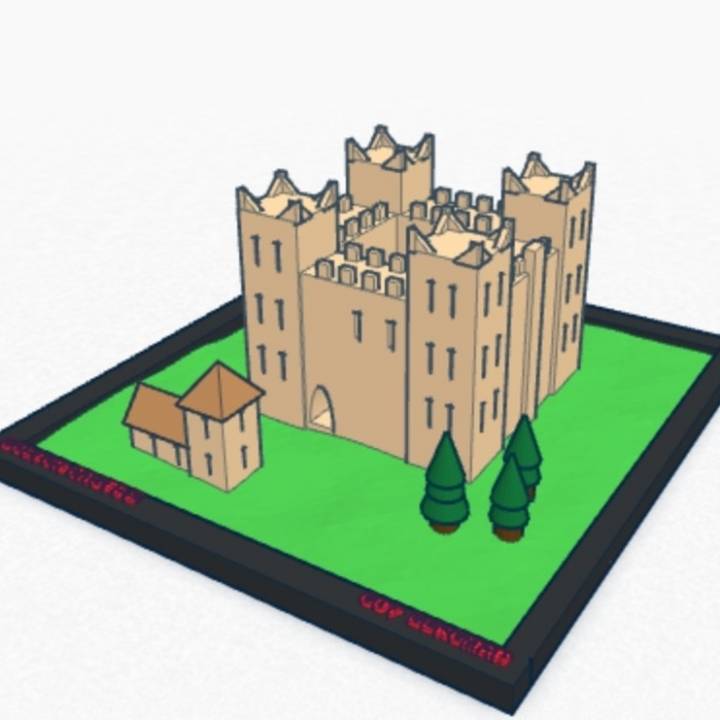 3D Printable Bolton Castle by Guy Bergman by guy bergman