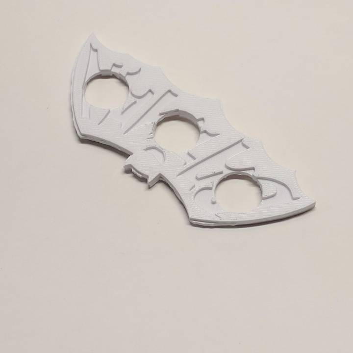 3D Printable 1966 Batman Logo Fidget Spinner by Zachery Meager