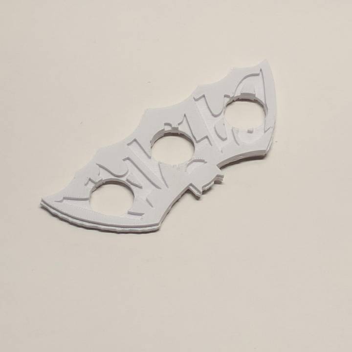 3D Printable 1966 Batman Logo Fidget Spinner by Zachery Meager