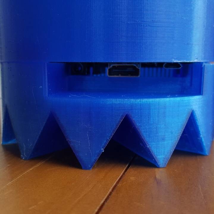 3D Printable Pacman Ghost raspberry pi 3 case by Darren Furniss