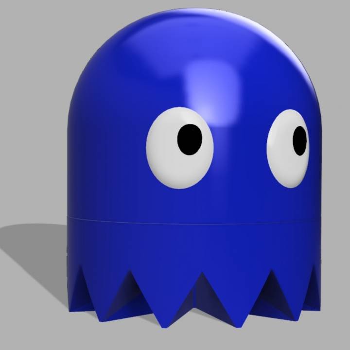 3D Printable Pacman Ghost raspberry pi 3 case by Darren Furniss