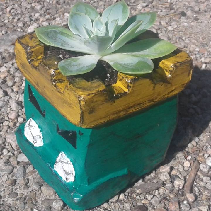 3D Printable Crying Goblin King Planter by Cyrus Allen
