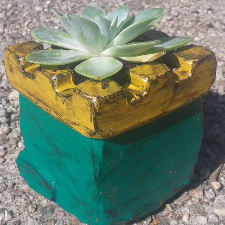 3D Printable Crying Goblin King Planter by Cyrus Allen