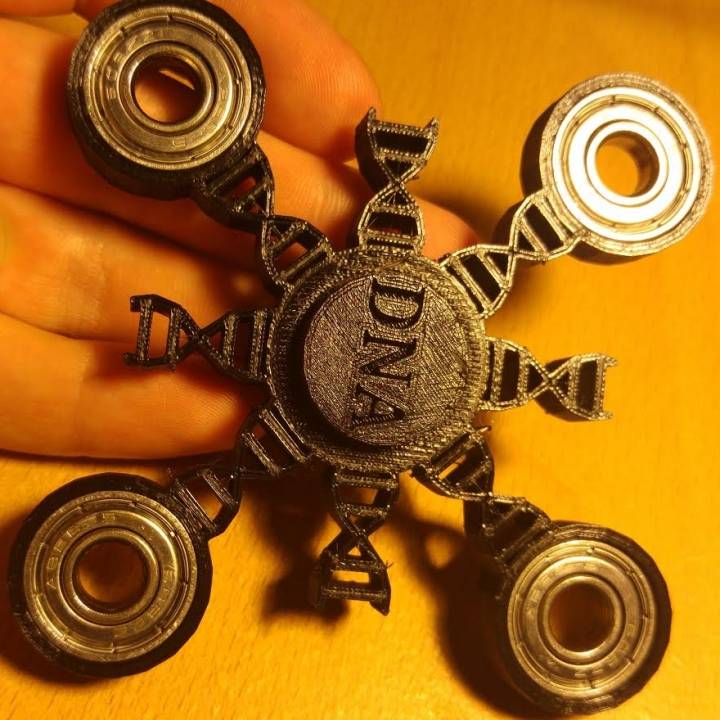 3D Printable DNA HandSpinner - Made by Eltiael by Colin Timaxian