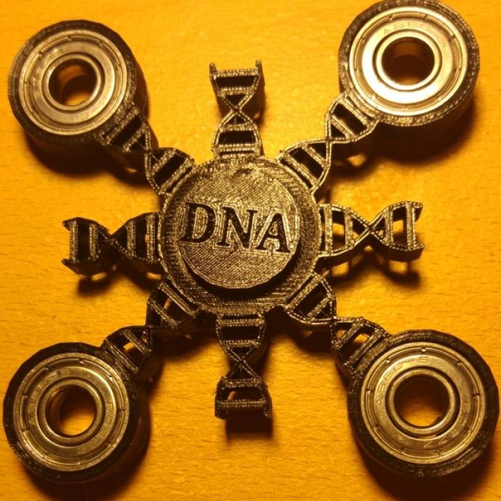 3D Printable DNA HandSpinner - Made by Eltiael by Colin Timaxian