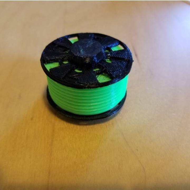 3D Printable Makerbot mini filament spool by T-E-C