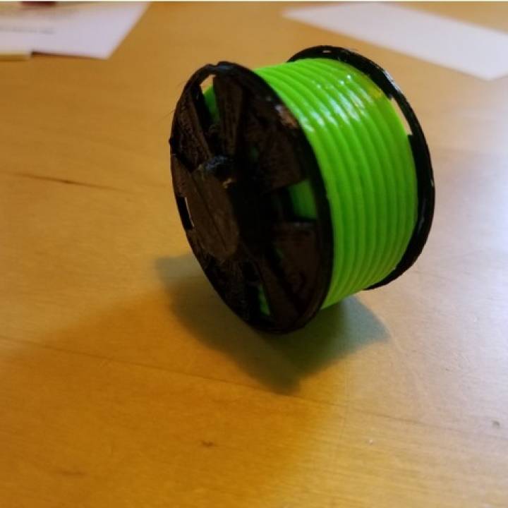3D Printable Makerbot mini filament spool by T-E-C