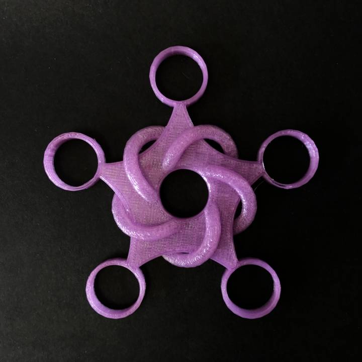 3D Printable fidget spinner by Fried Onions