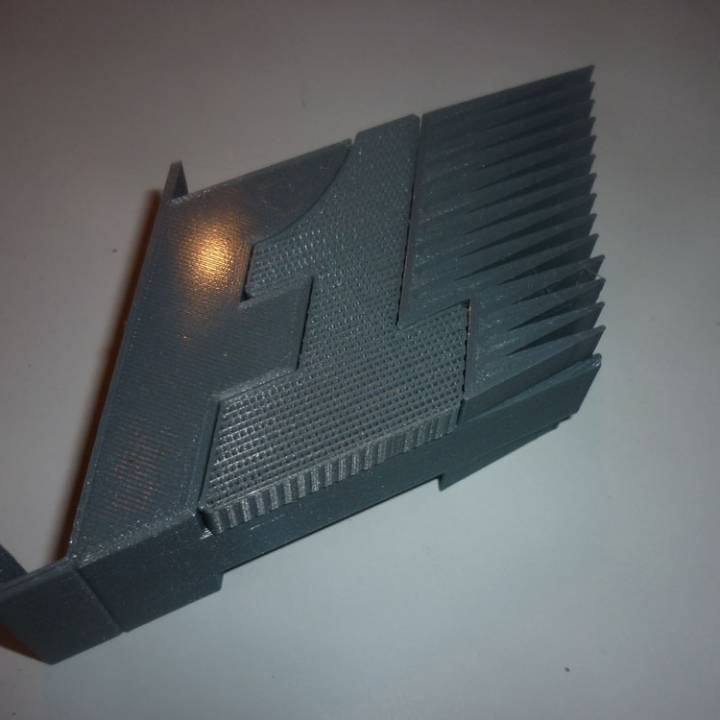 3D Printable F1 Logo Phone Stand by Firas Helou