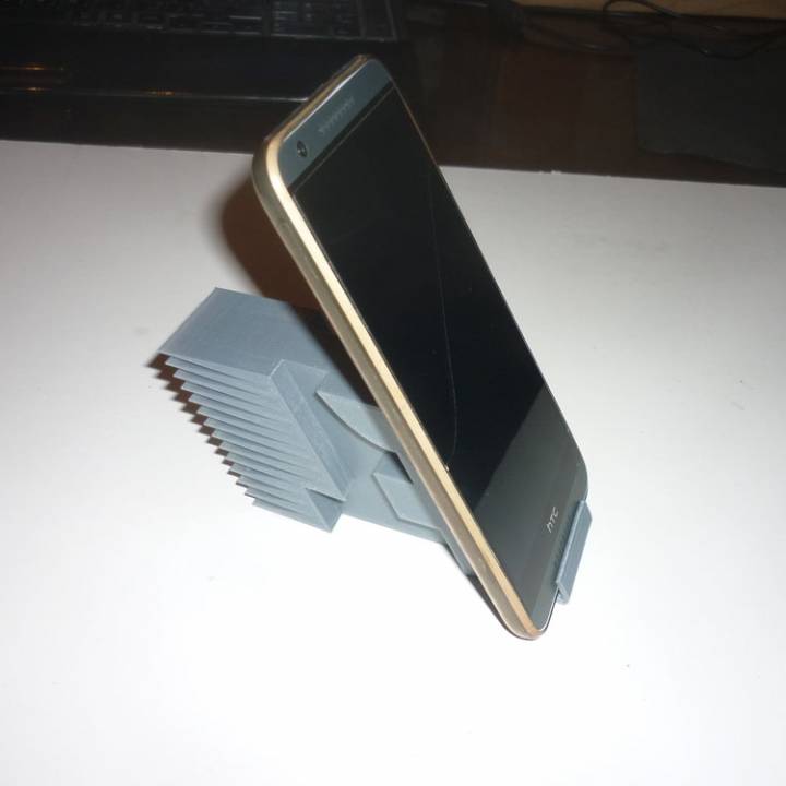 3D Printable F1 Logo Phone Stand by Firas Helou