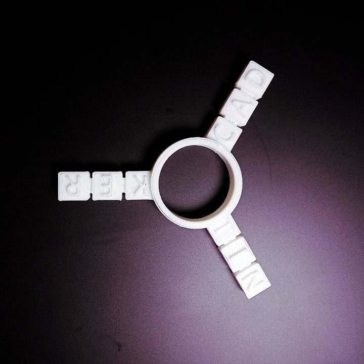 3D Printable TINKERCAD Fidget Spinner by Anoyth