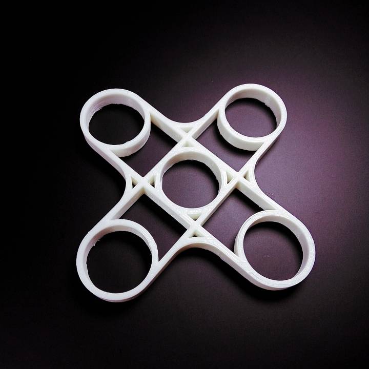 3D Printable Simple Fidget Spinner Frame by Anoyth