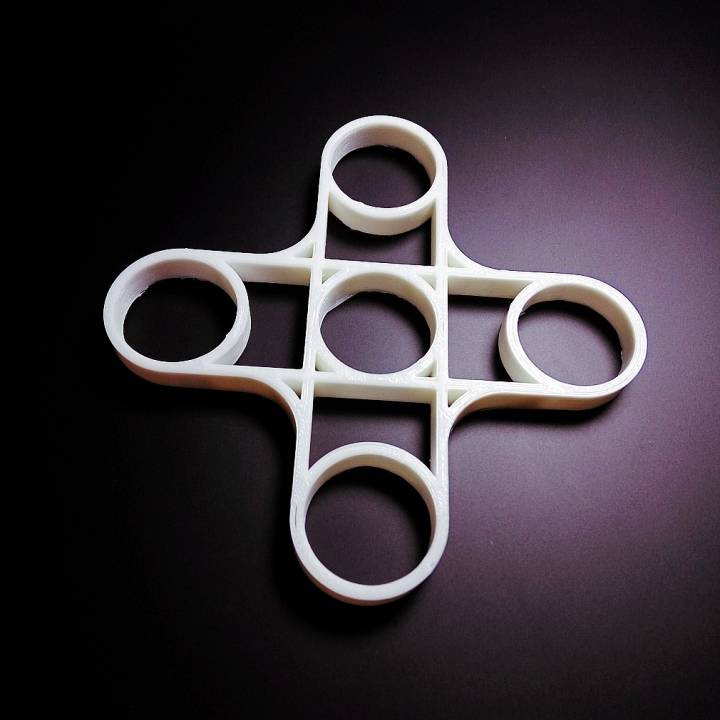 3D Printable Simple Fidget Spinner Frame by Anoyth