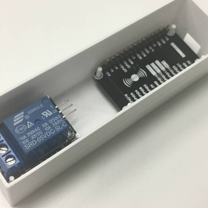3D Printable NodeMcu and 5v Single Channel Relay Enclosure by Ceasar ...