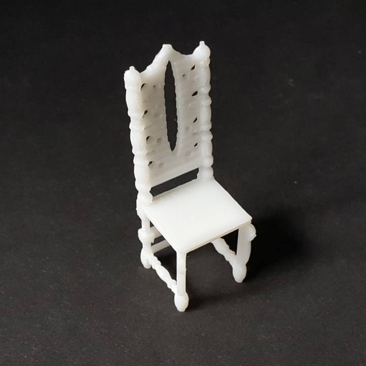 3D Printable Antique Chair - TinkerCAD by Ana Sugar