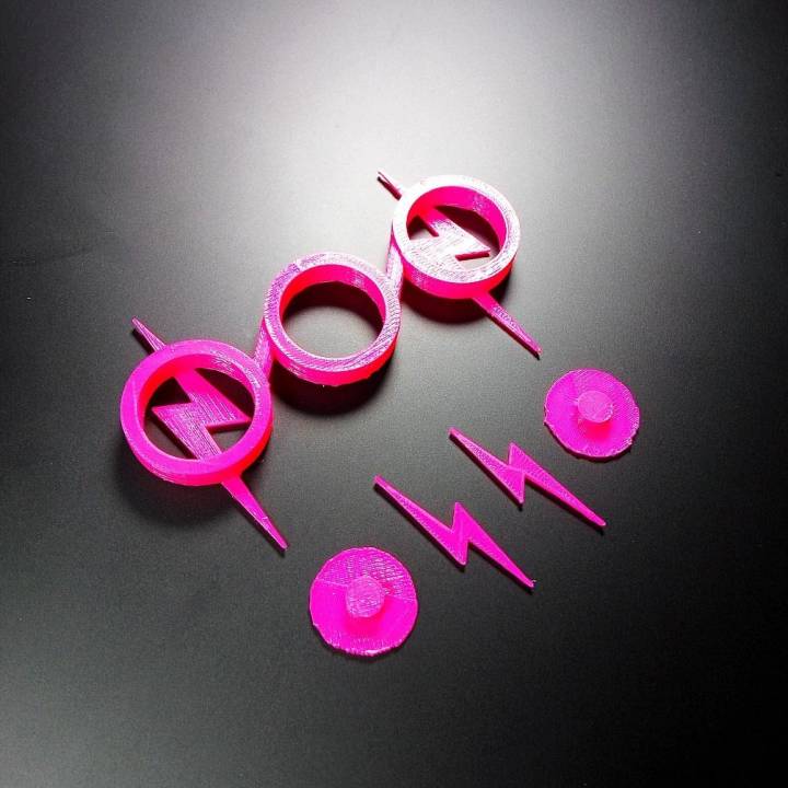 3D Printable The Flash Fidget Spinner by Aidan Nicol