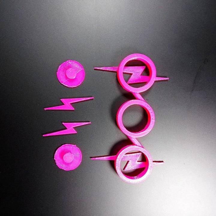 3D Printable The Flash Fidget Spinner by Aidan Nicol